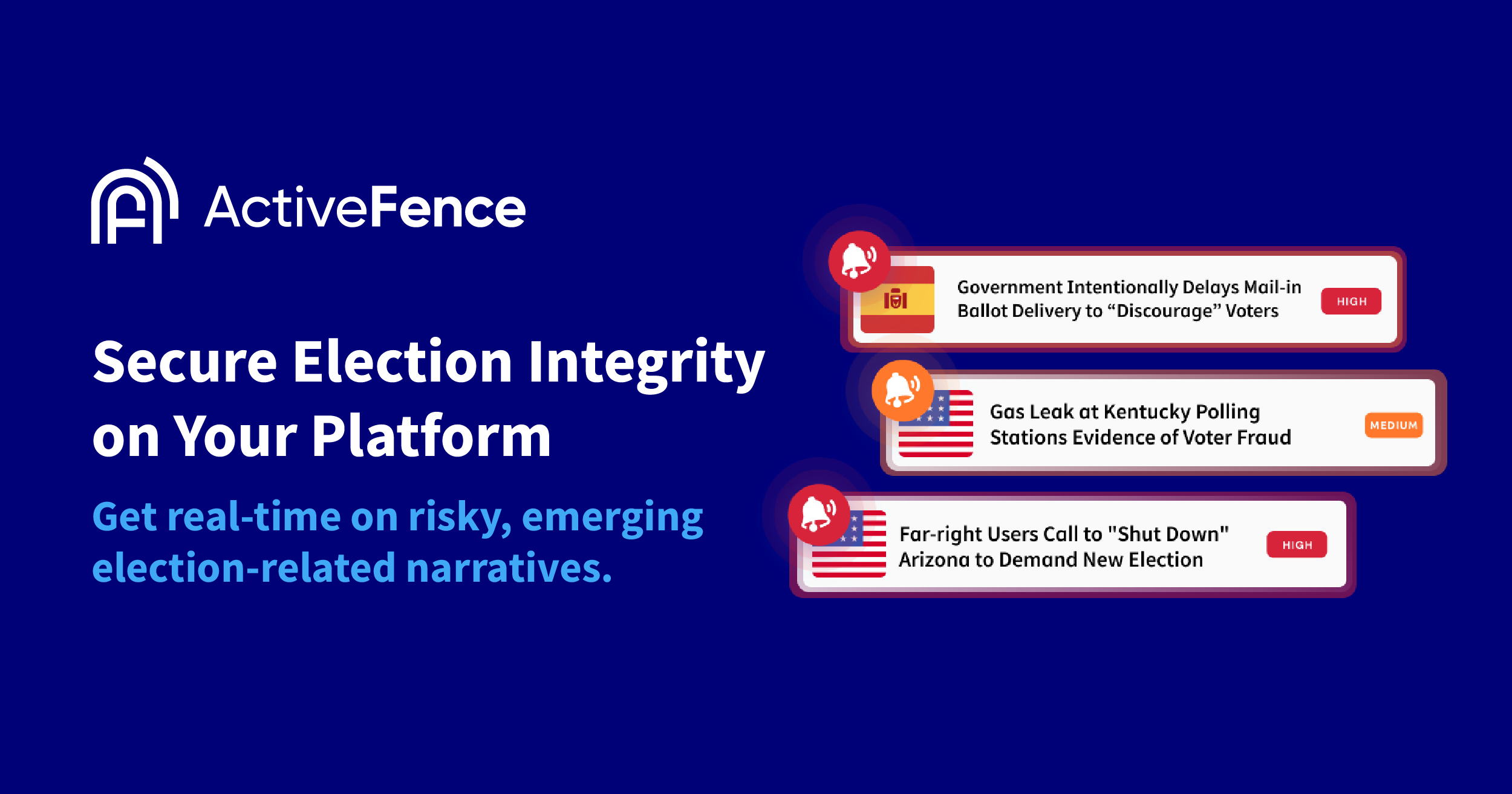 ActiveFence Election Integrity | Safeguard Elections