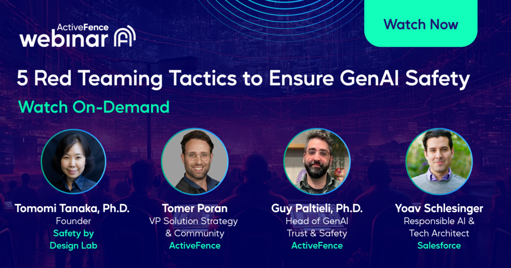 5 Red Teaming Tactics to Ensure GenAI Safety - ActiveFence